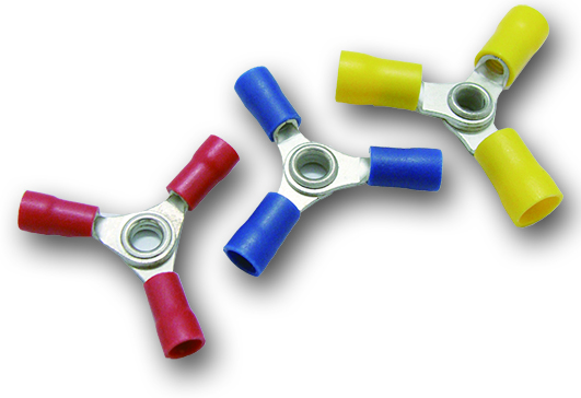 Insulated 3 Way Ring Terminals | Konnvex International Co., Ltd.